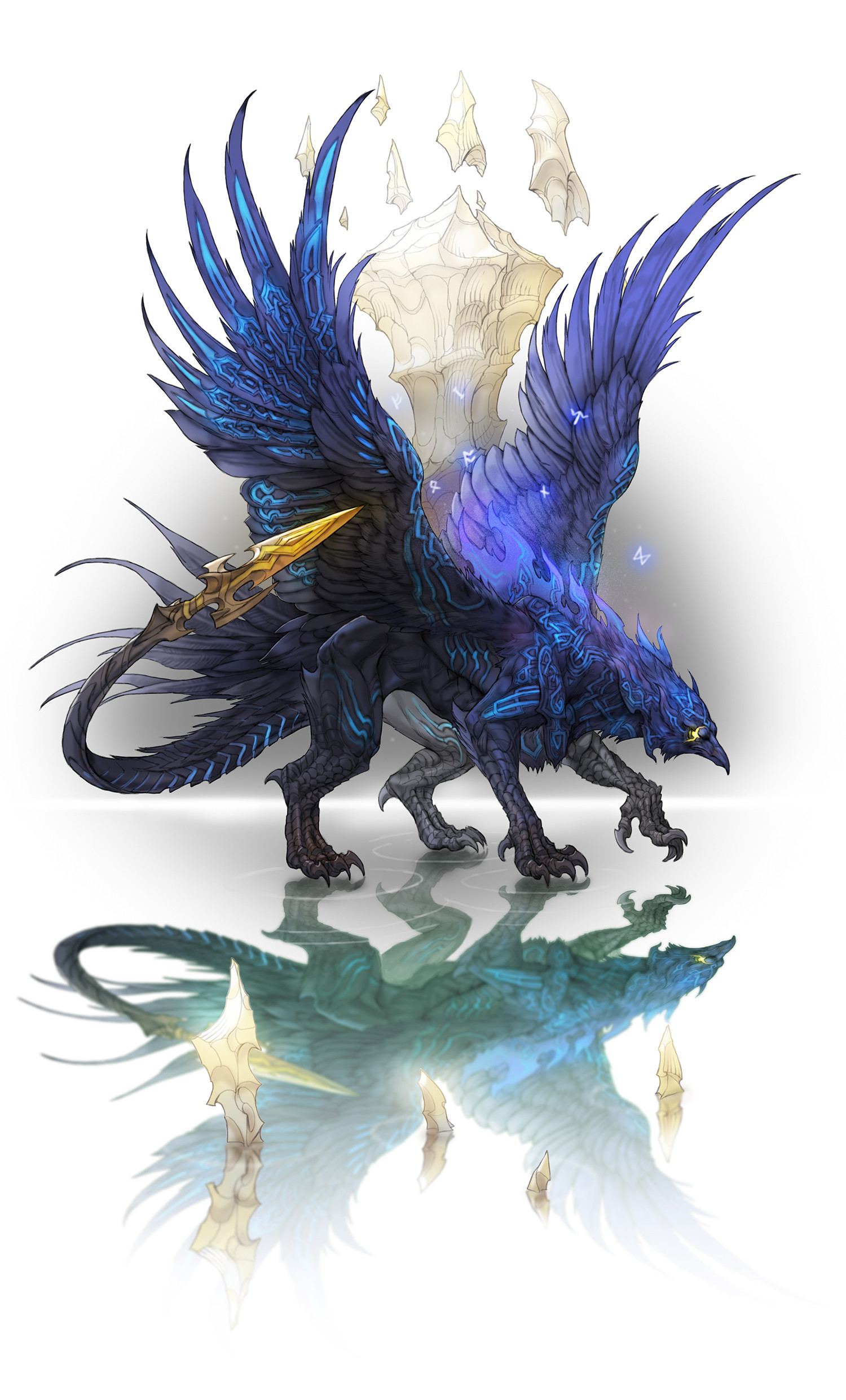 ArtStation - project JEGER - Odin - crow with blinded one eye