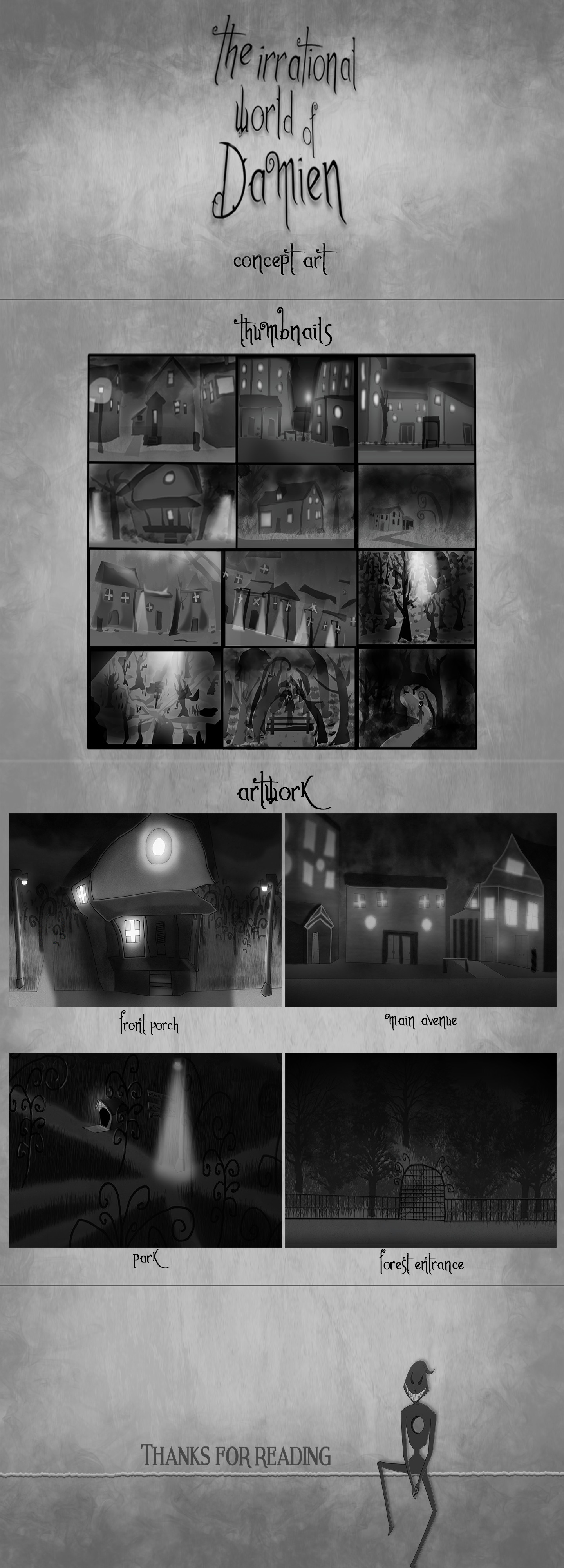 ArtStation - The Irrational World Of Damien - Concept Art