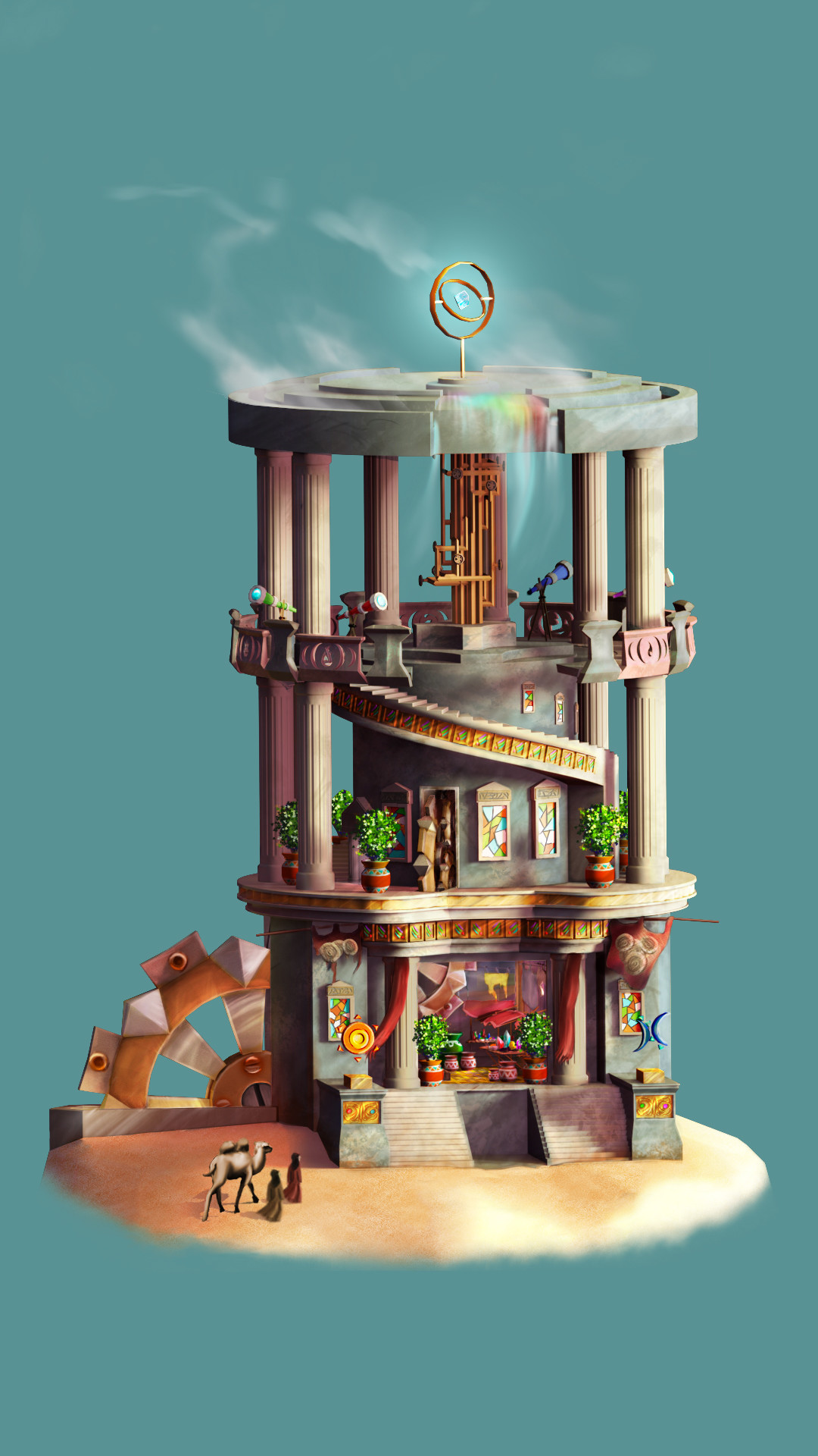 ArtStation - Desert tower - Concept art