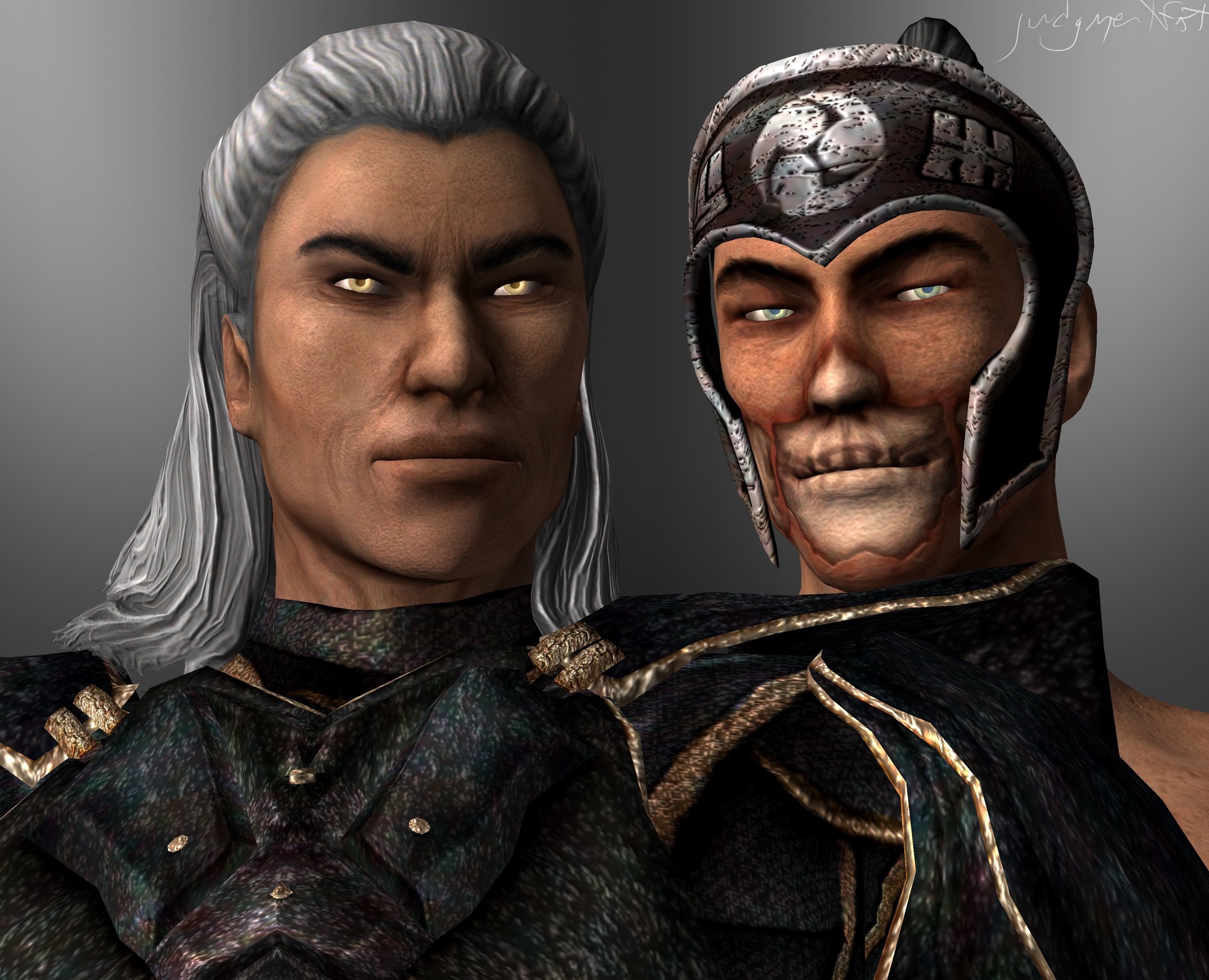 ArtStation - Hotaru and Havik, MKX Style [Render]