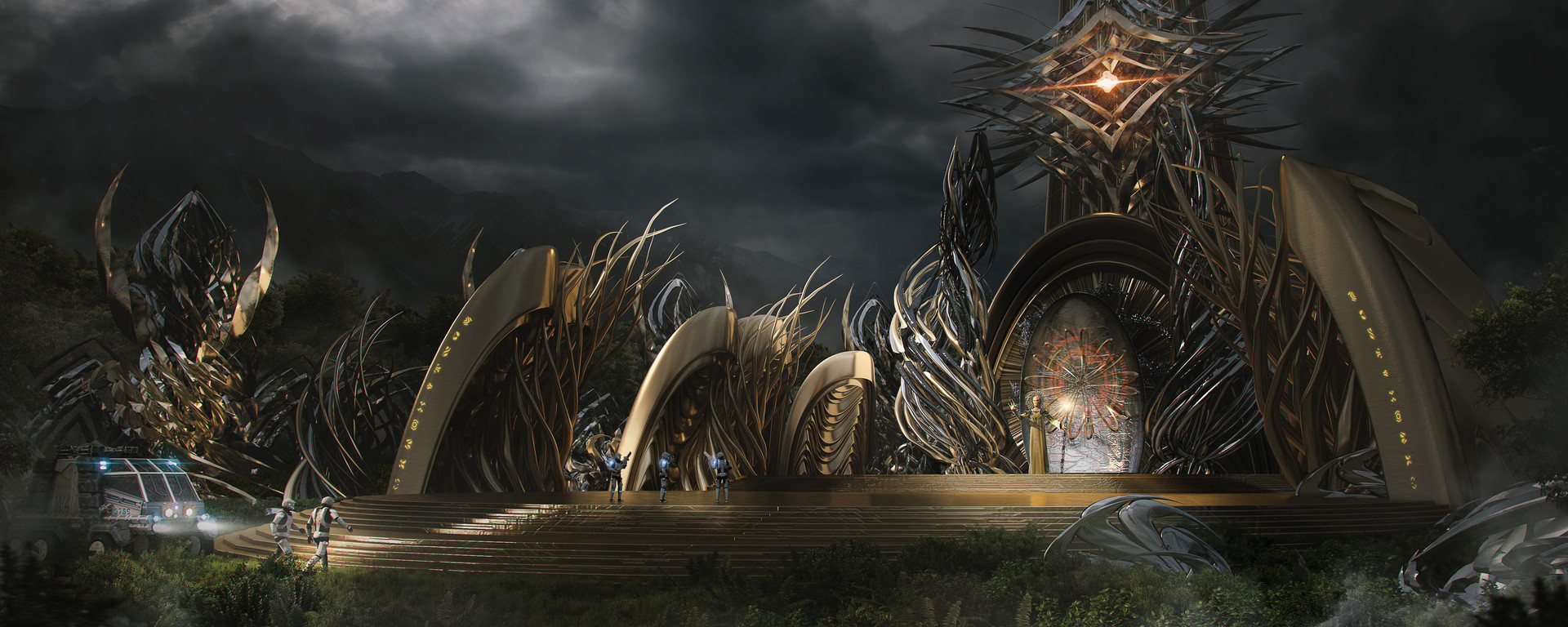 ArtStation - Alien Temple