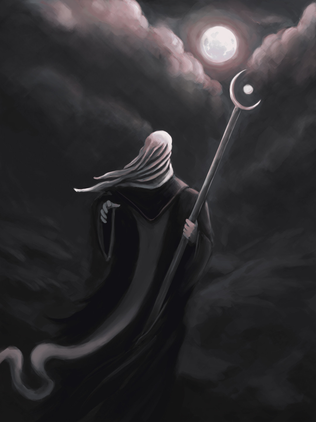 ArtStation - Adriel, the Moonlight Priest