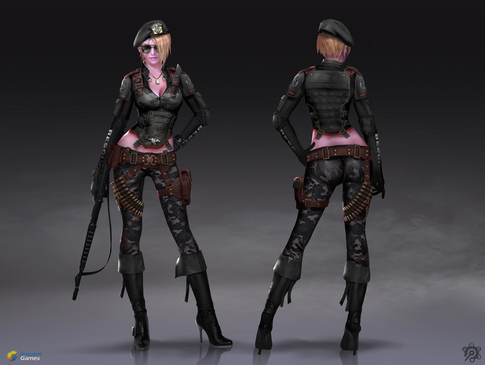 ΛRΞS - Female soldier concept art【贰零壹肆】