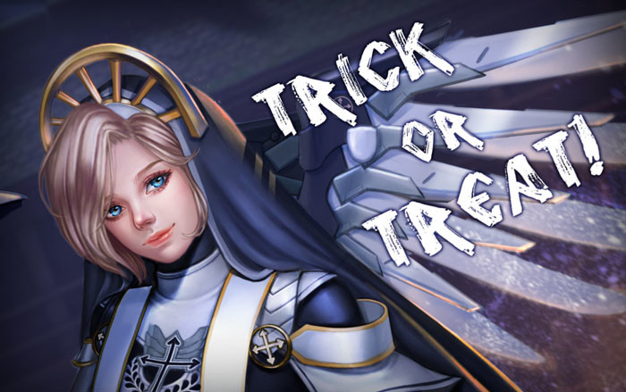 ArtStation - overwatch halloween mercy