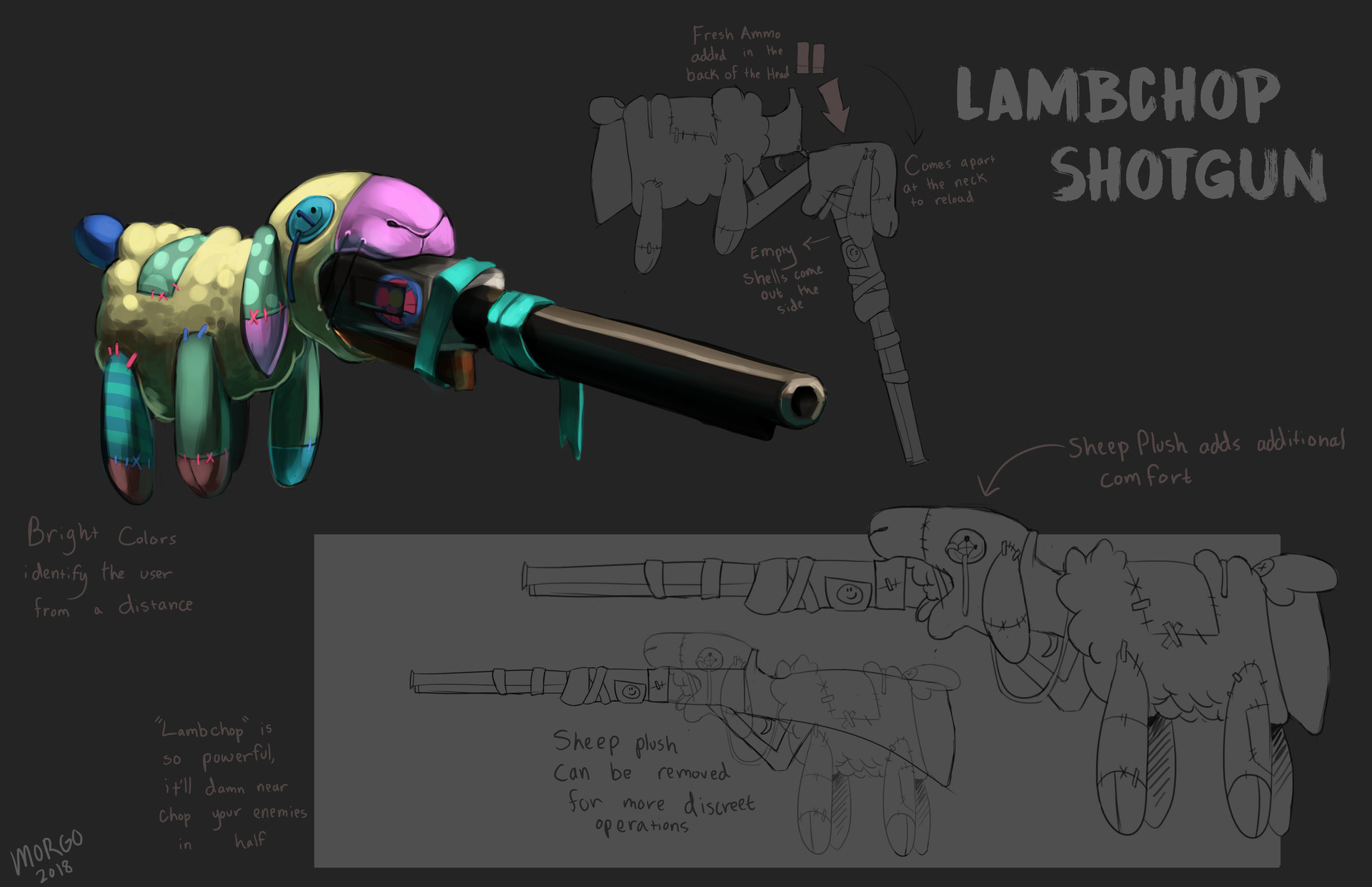 ArtStation - Lambchop Shotgun