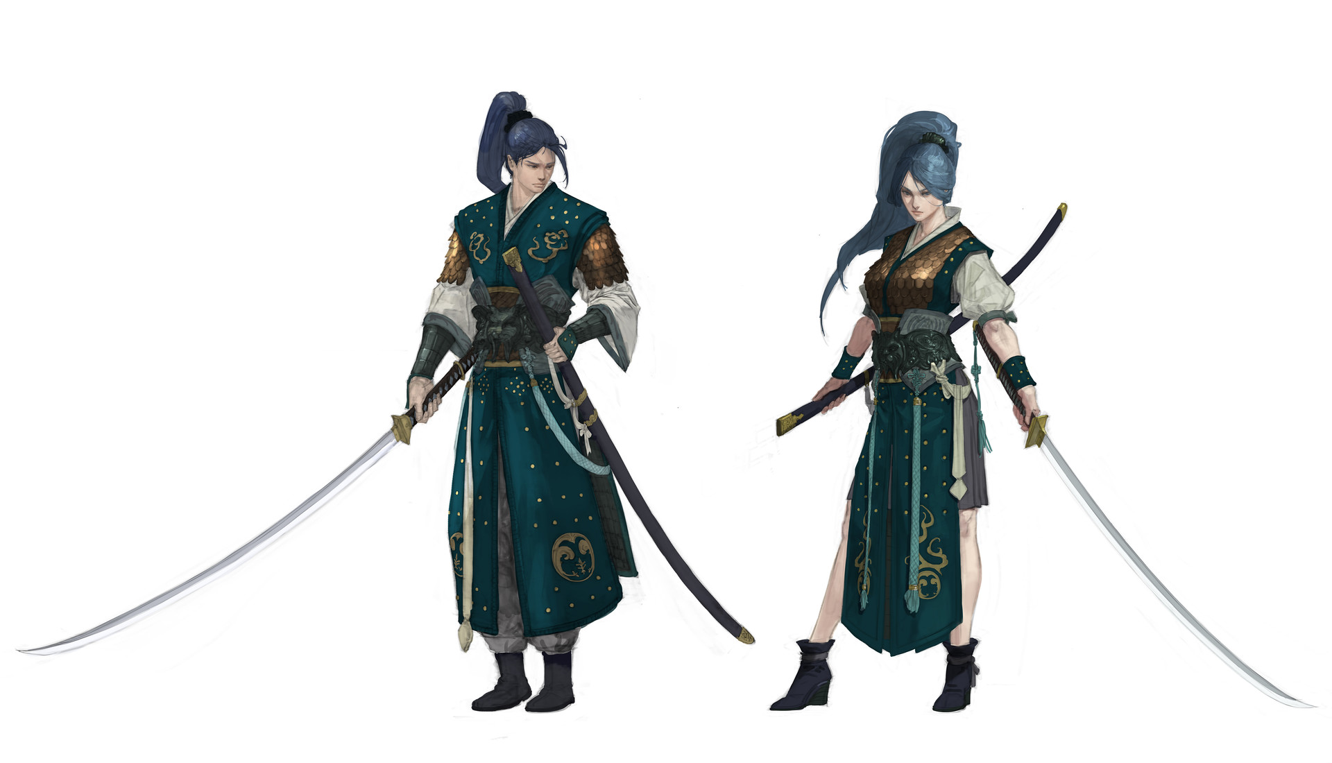 ArtStation - east warrior