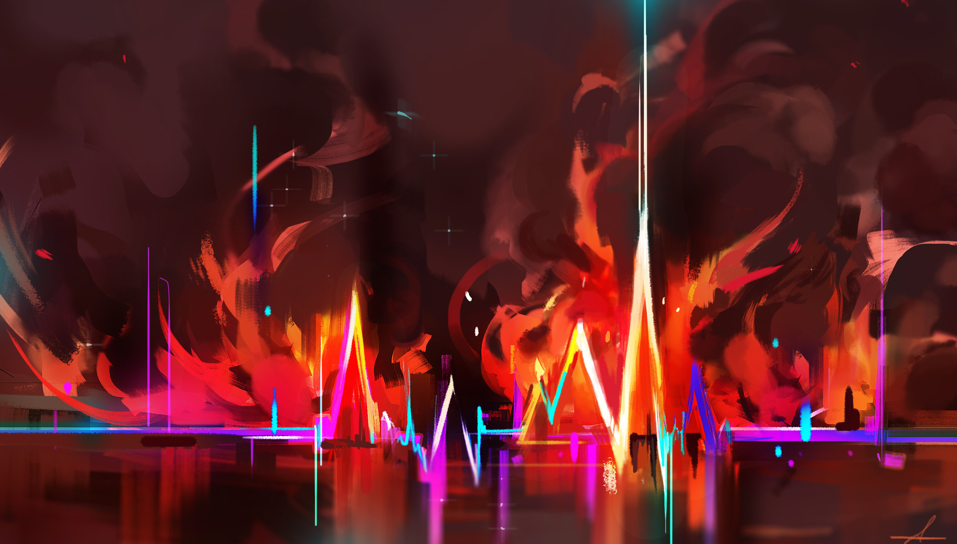 ArtStation - Fury fire