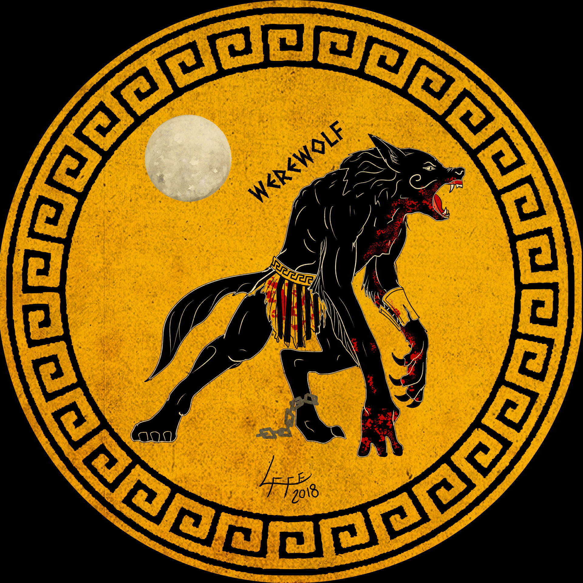 Ancient Werewolf Drawings