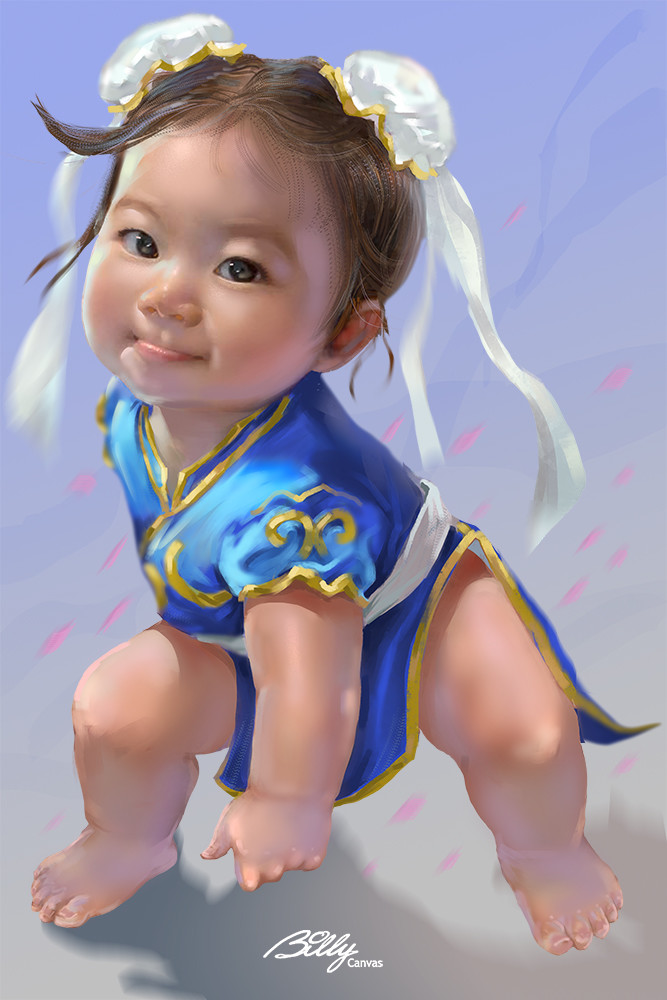 ArtStation - Baby Chun-Li