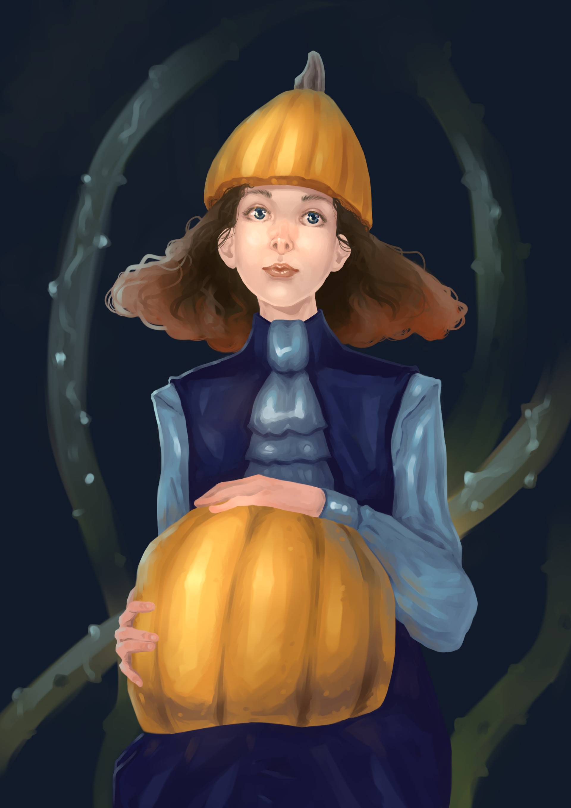 ArtStation - Pumpkin girl