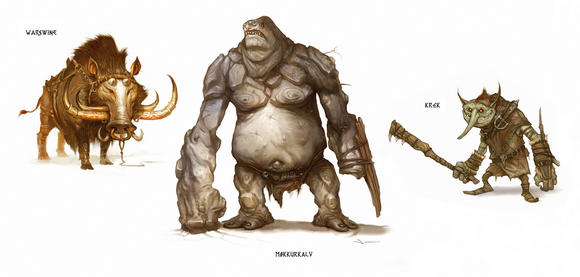 ArtStation - Skar creature concepts