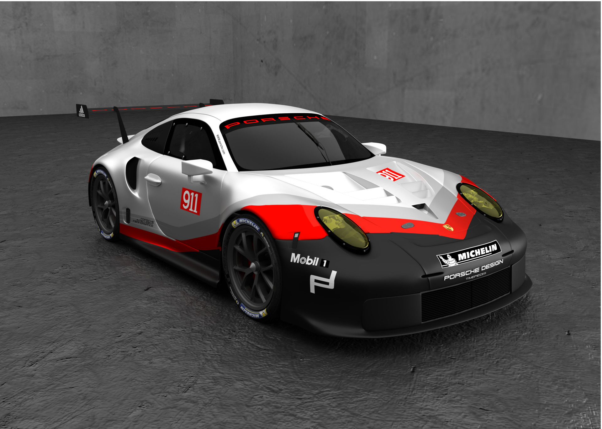 ArtStation - PORSHE RSR 2017
