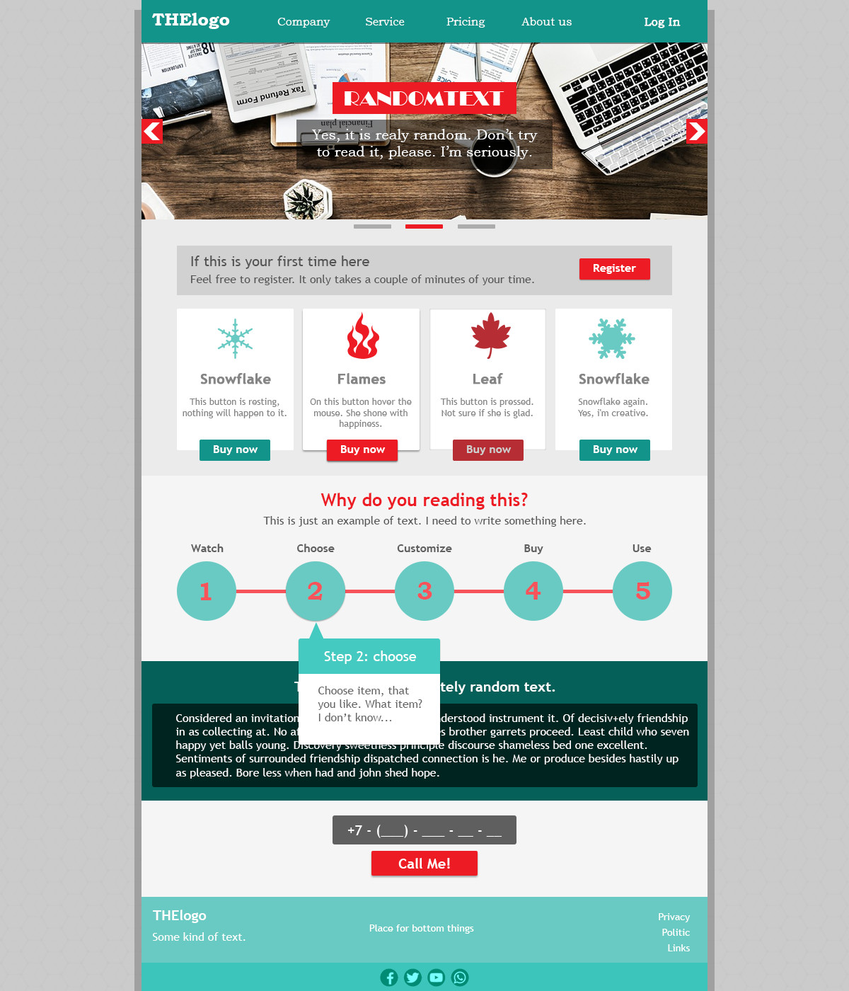 ArtStation - Semi-flat site design