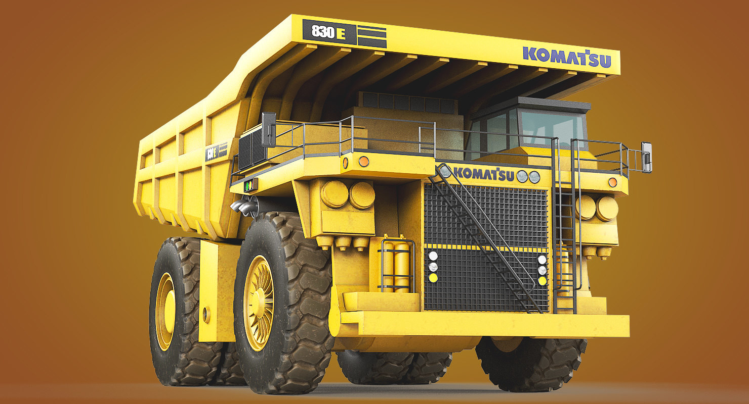 ArtStation - Dump Truck Komatsu 830