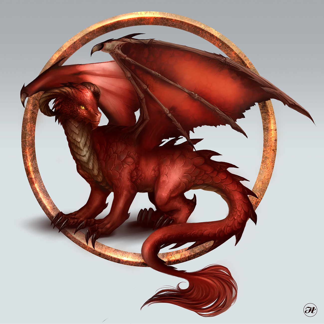 ArtStation - Red Dragon