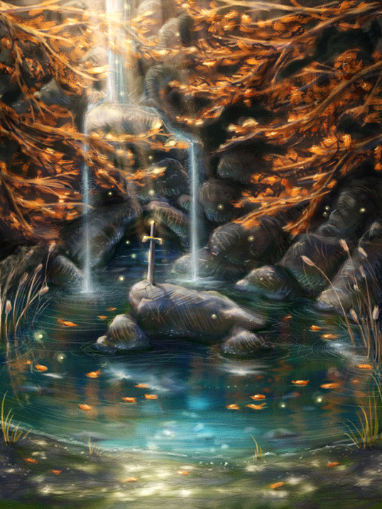 ArtStation - Enchanted Pond