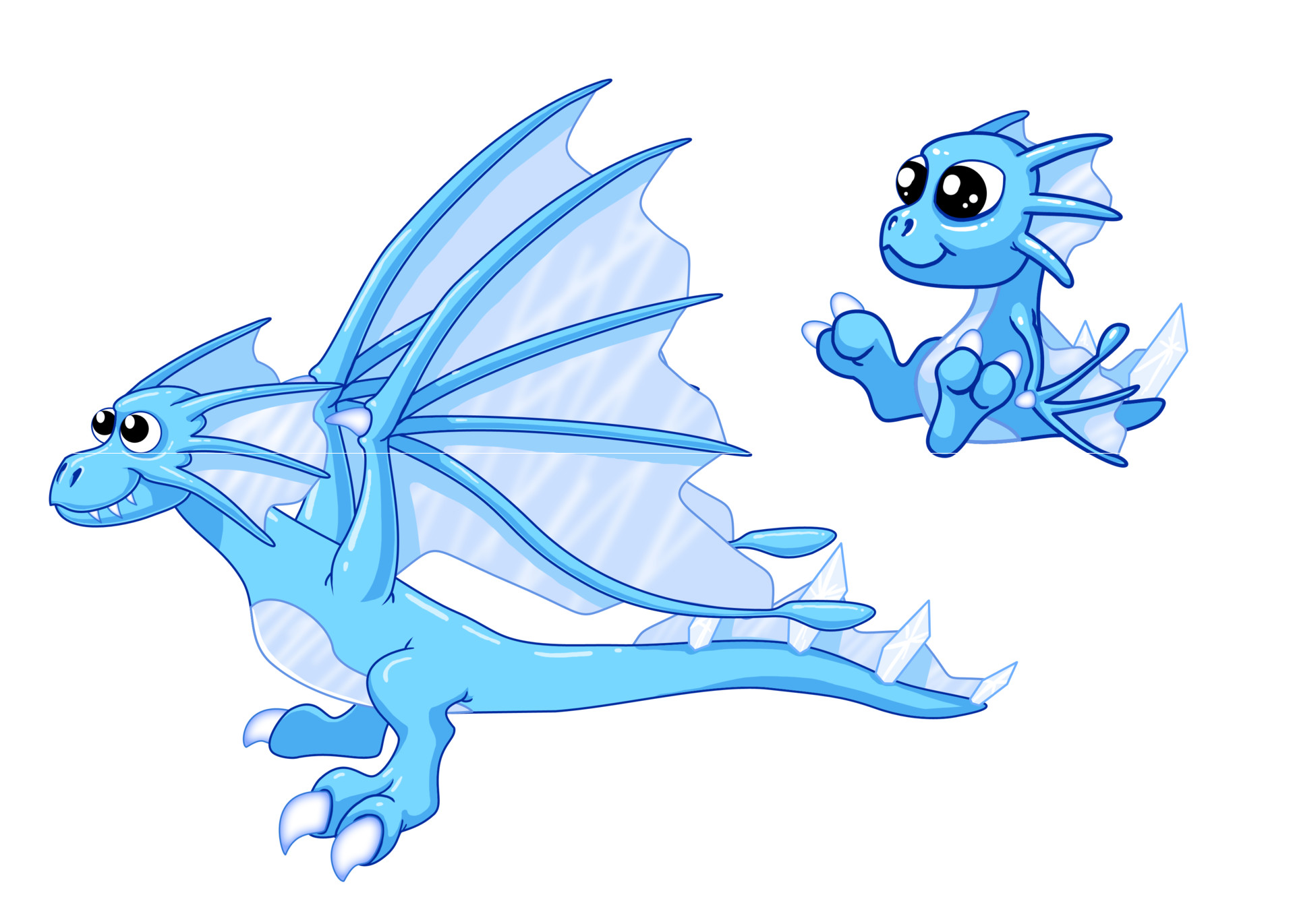 ice dragonvale coloring pages