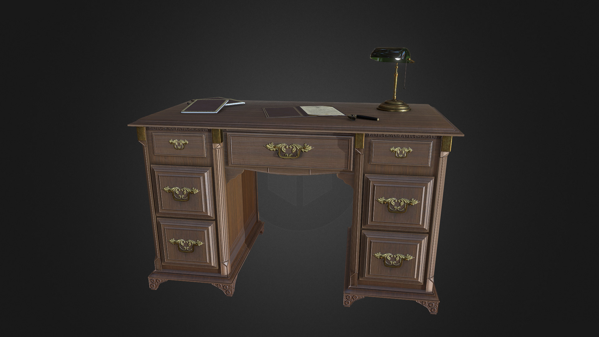 ArtStation - Old Desk