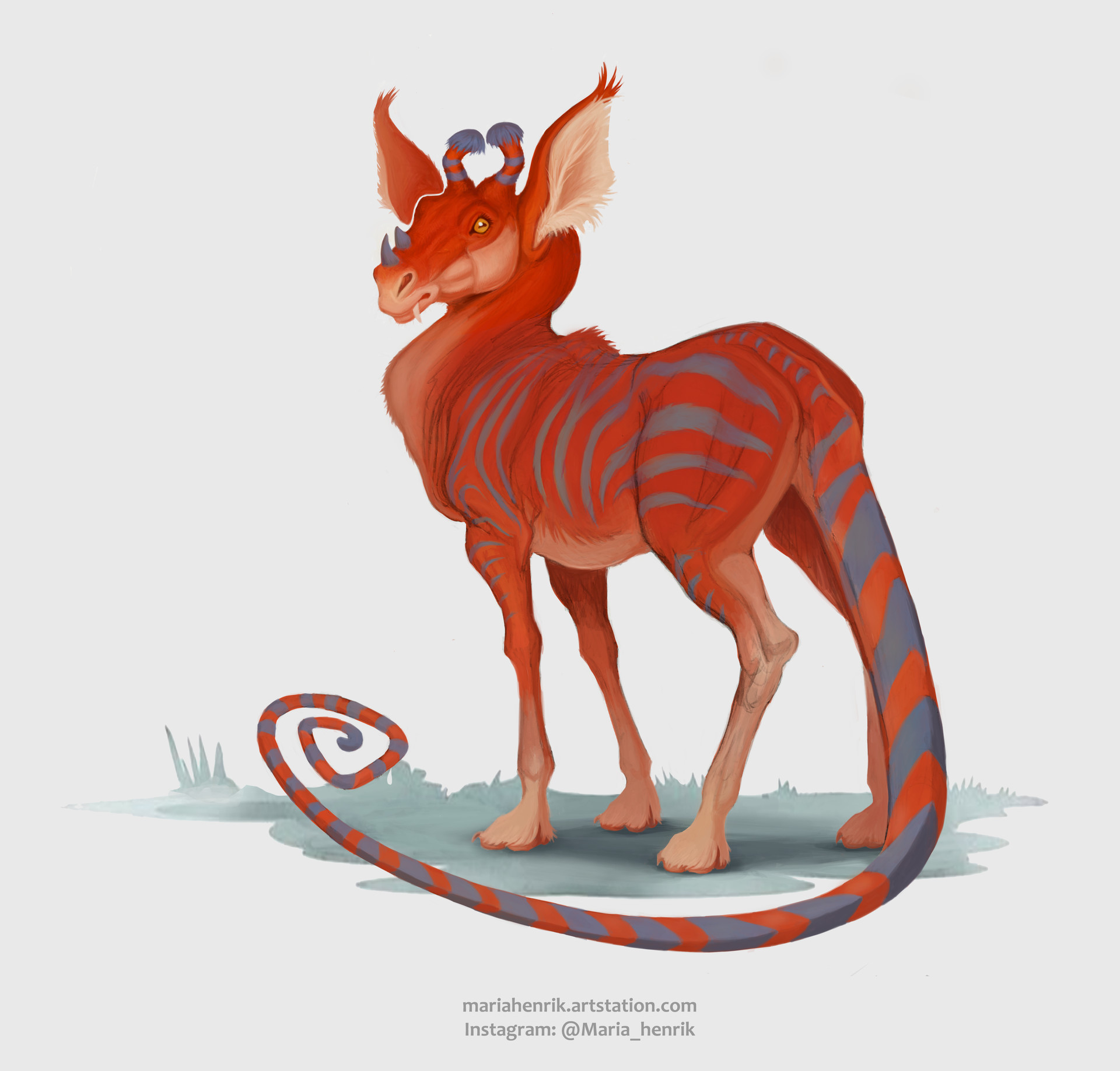 ArtStation - Whimsical Creature, Maria W. Henriksen