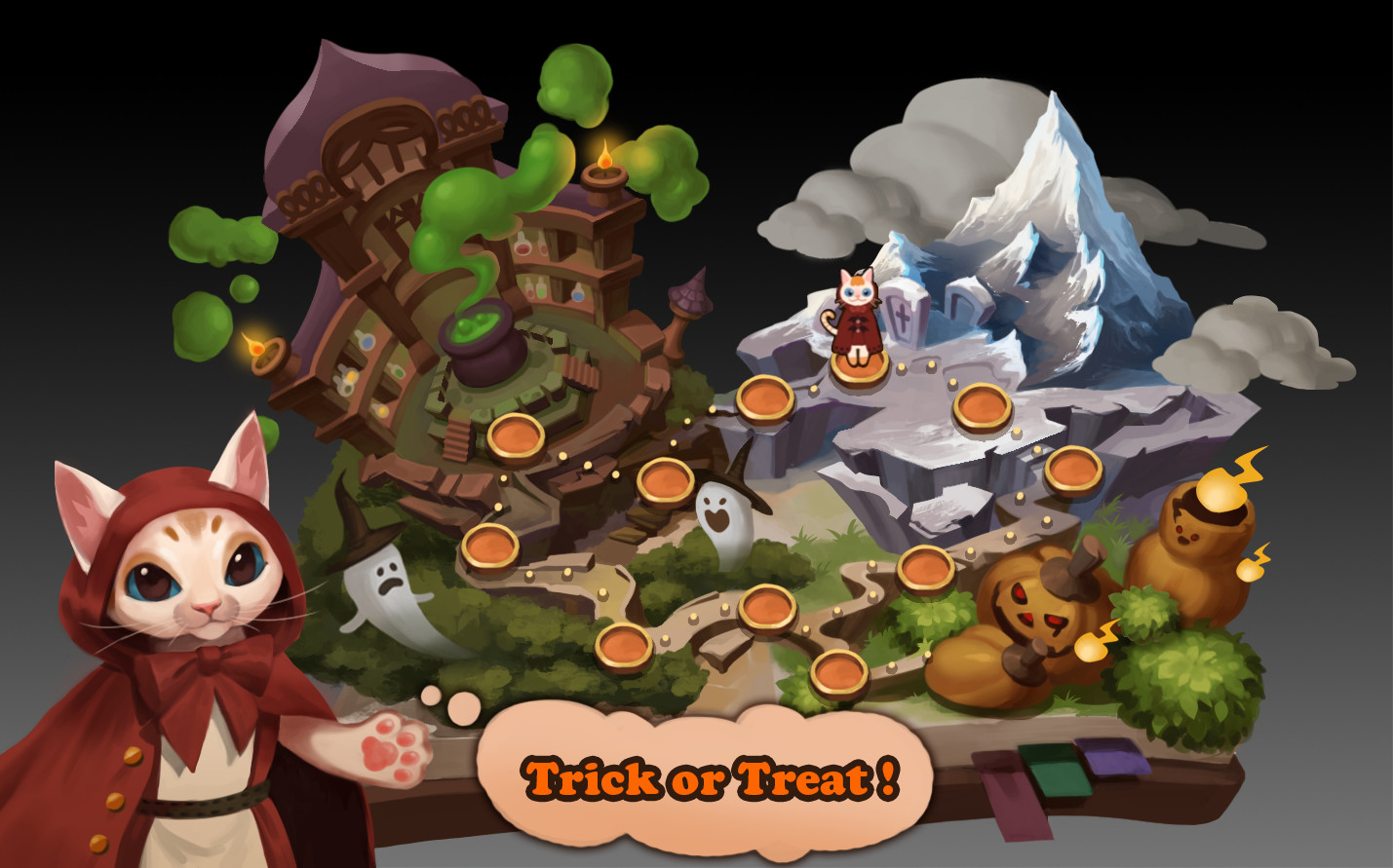 ArtStation - Spooky world map