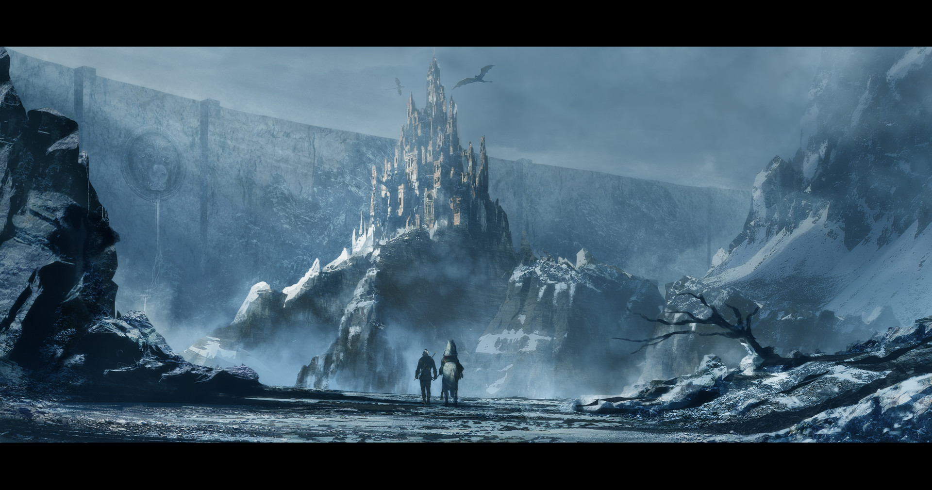 ArtStation - The Ruined Dragon Castle.