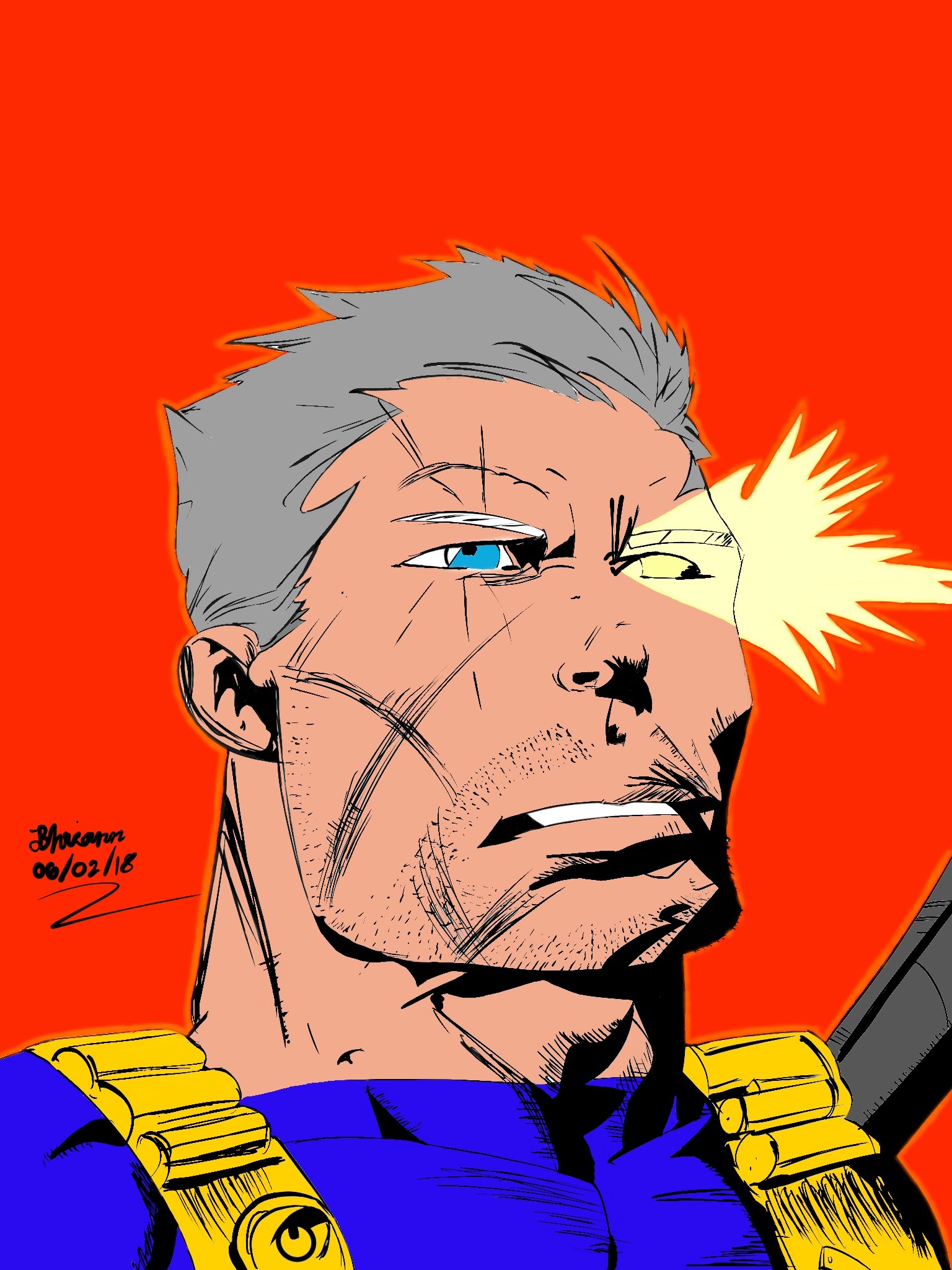 ArtStation - Cable (Old school/Comic Edition)