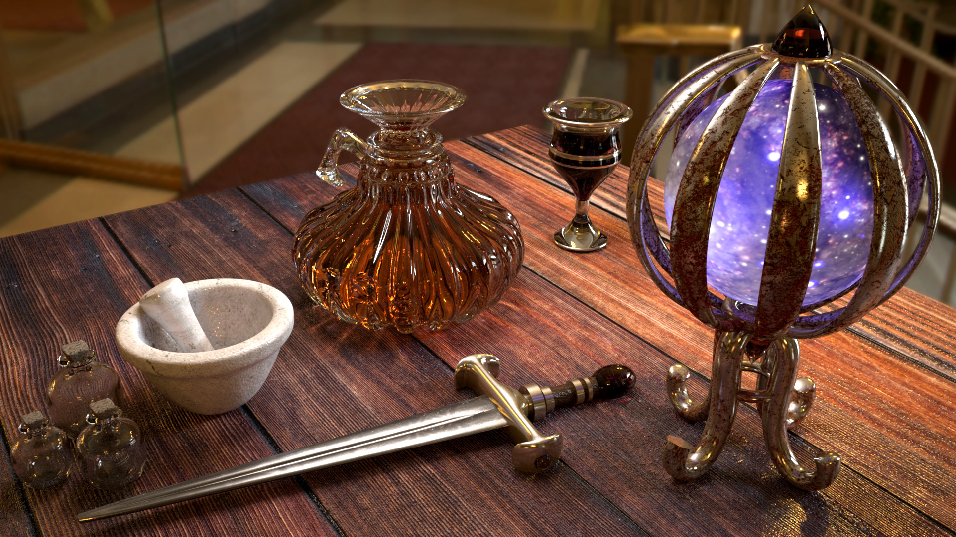 ArtStation - Alchemist's Table