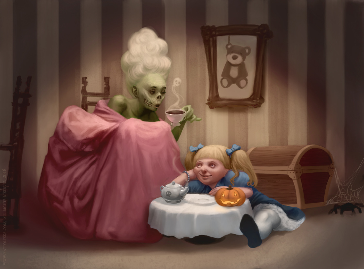 ArtStation - Zombie Tea Party
