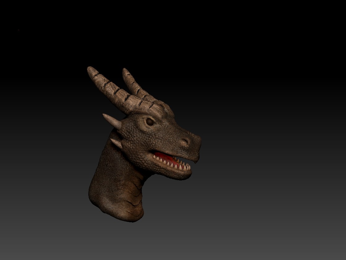 ArtStation - Wyrm head