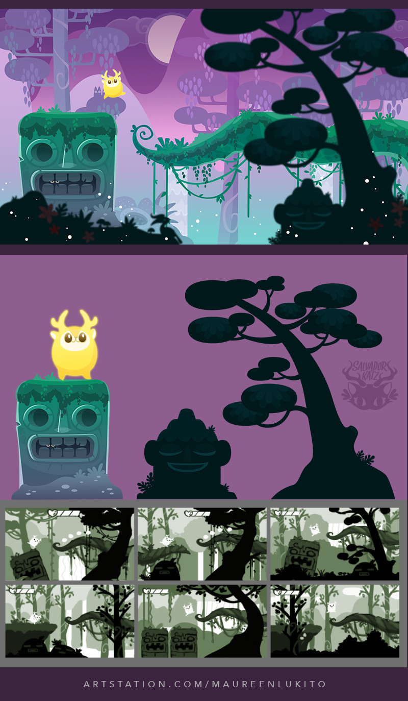 2d background design course