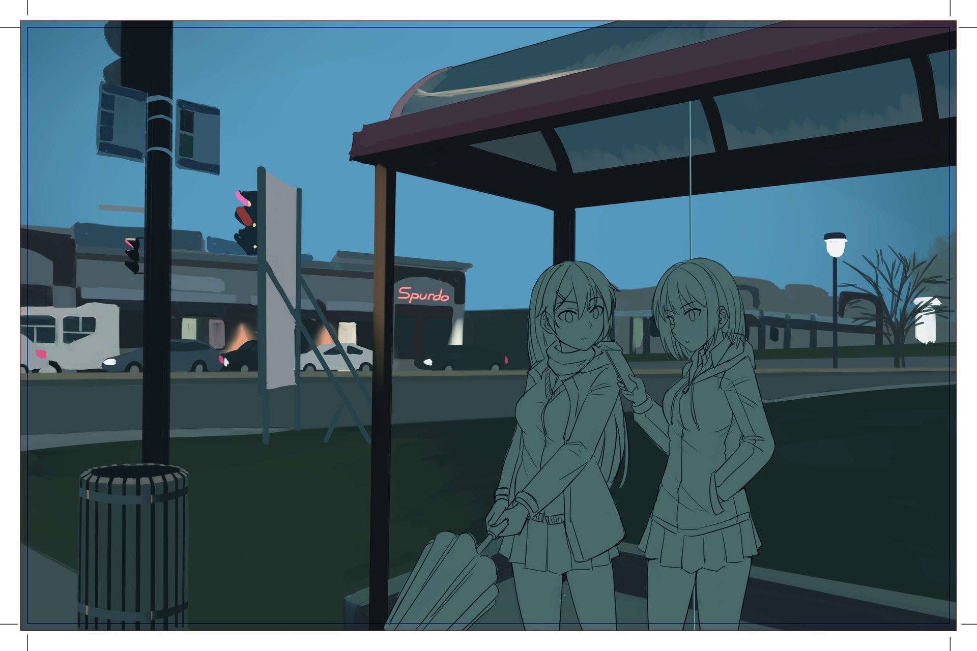 Art Of Animation Bus Stop | Genomsub