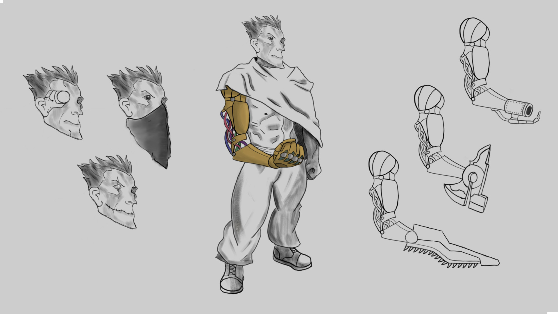 ArtStation - Post Apocalyptic Figure