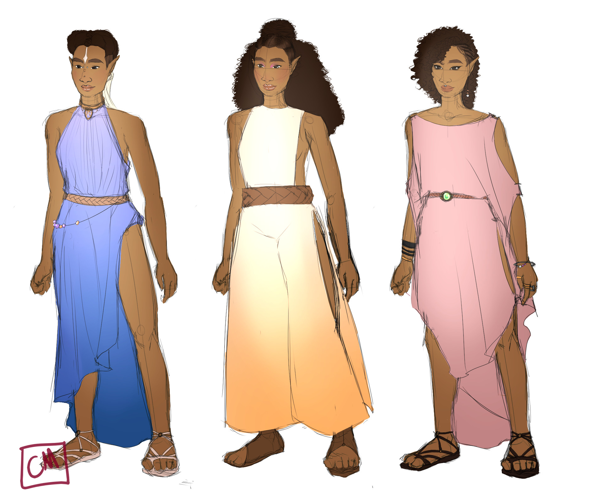 Cajsa Mörn - Elven Sage Concept Art