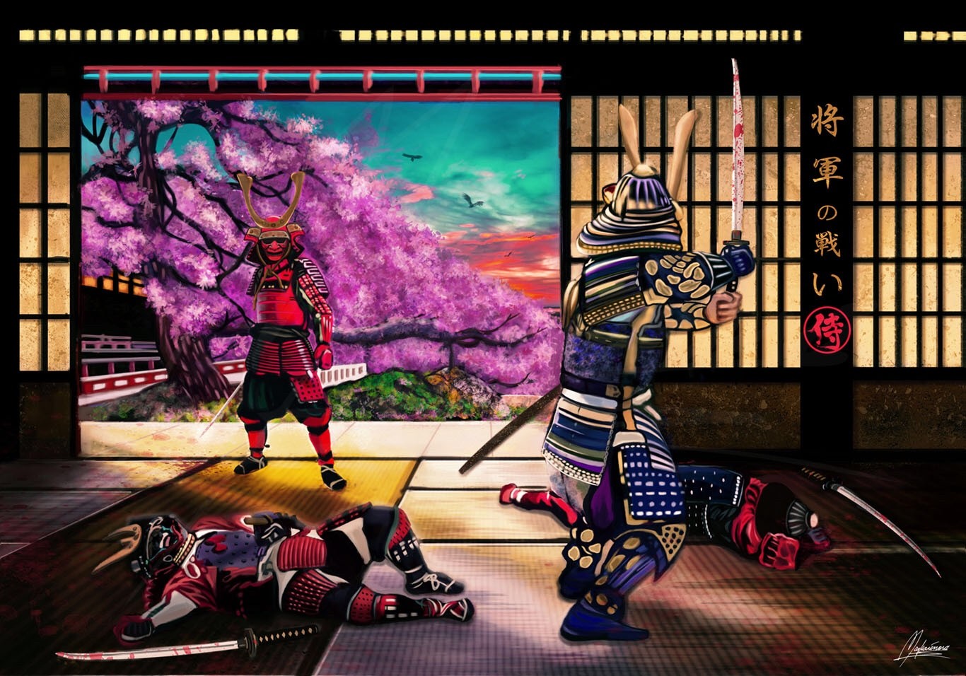 ArtStation - The Battle of Shoguns