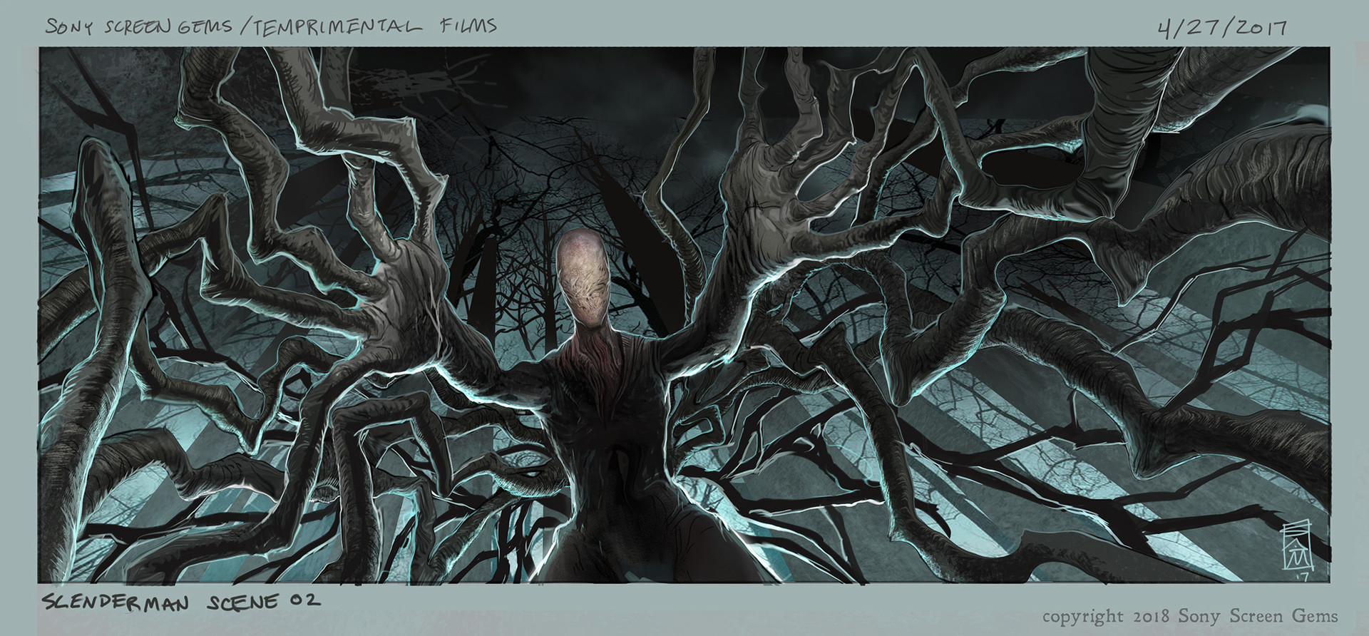 slenderman concept art