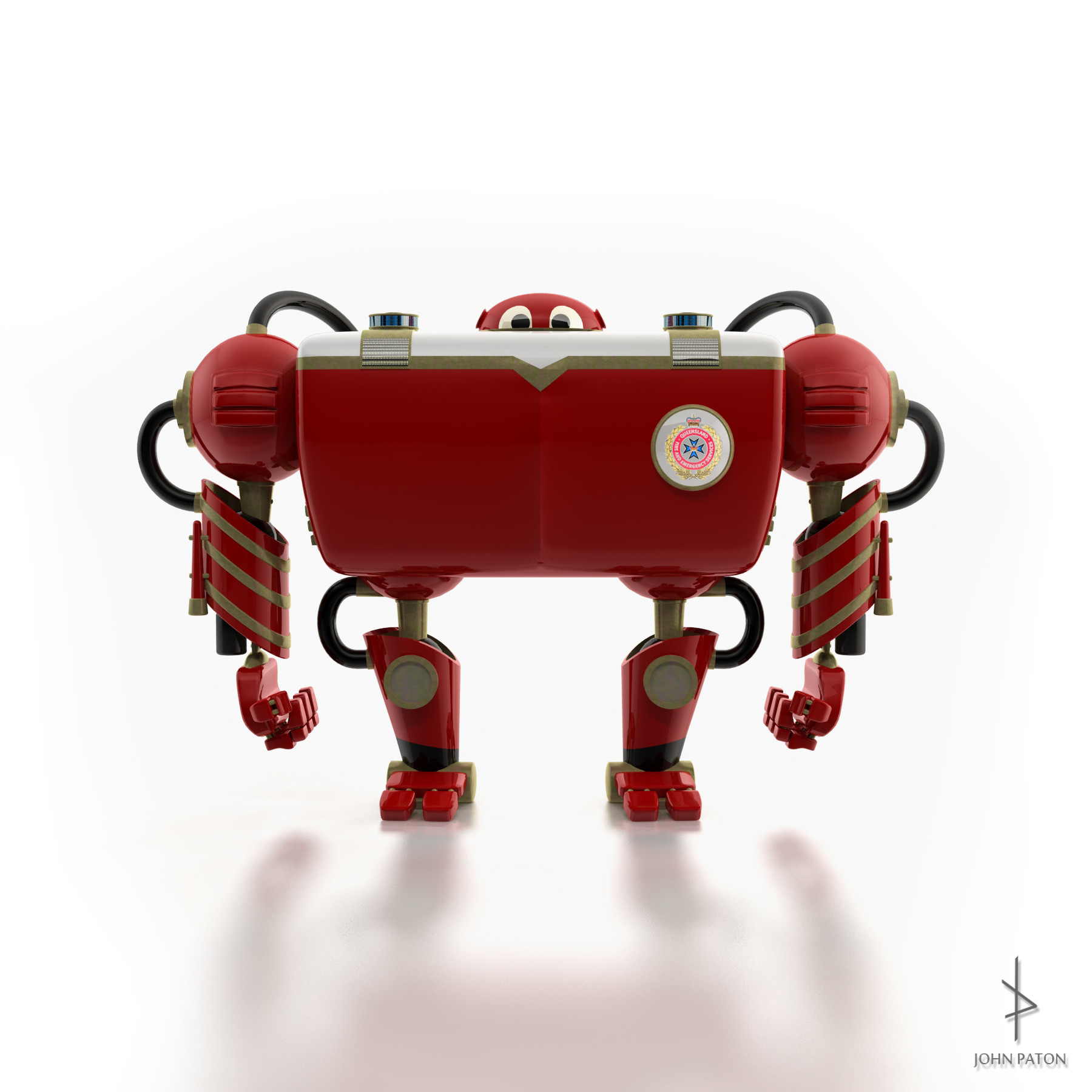 ArtStation - Red Rock - Robot