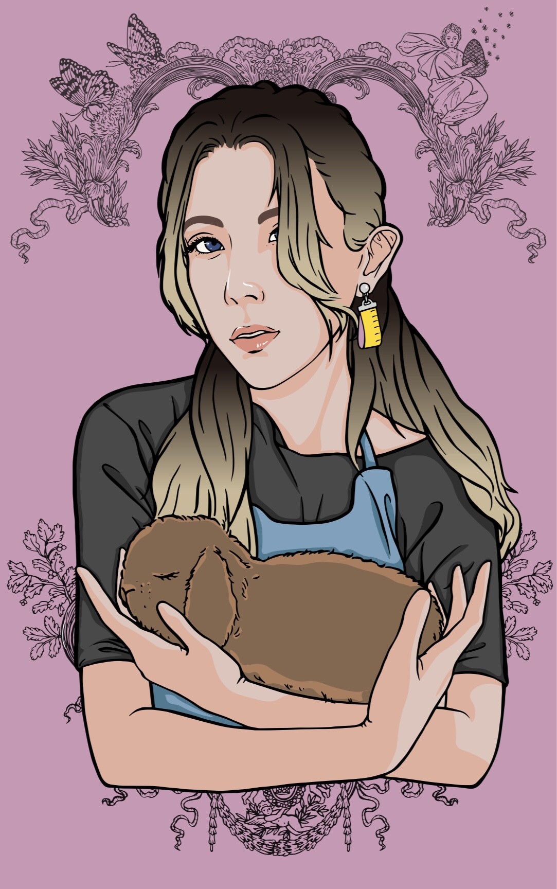 ArtStation - With my baby Fundy🐰