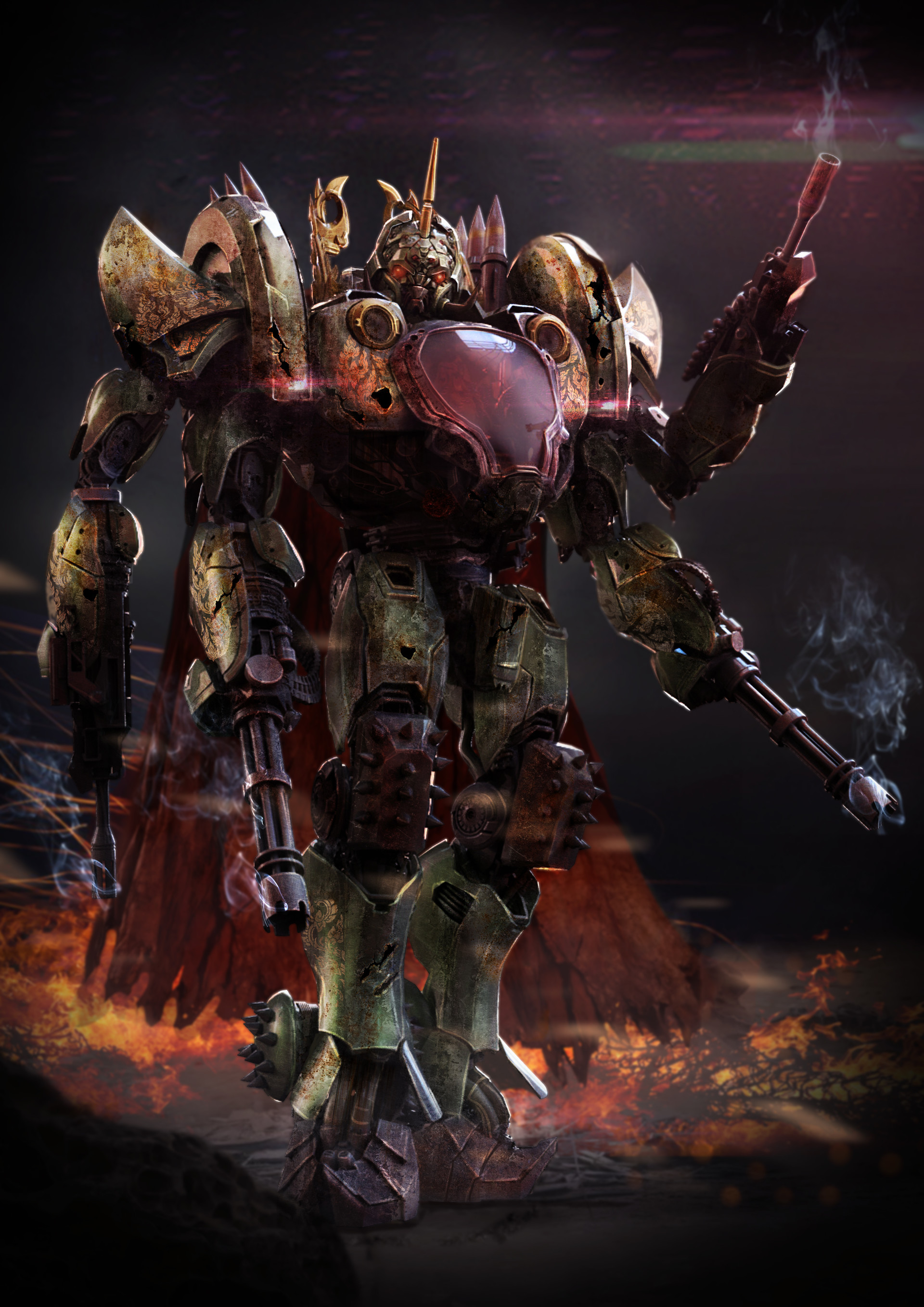 ArtStation - Kann Show :Todsakarn robot