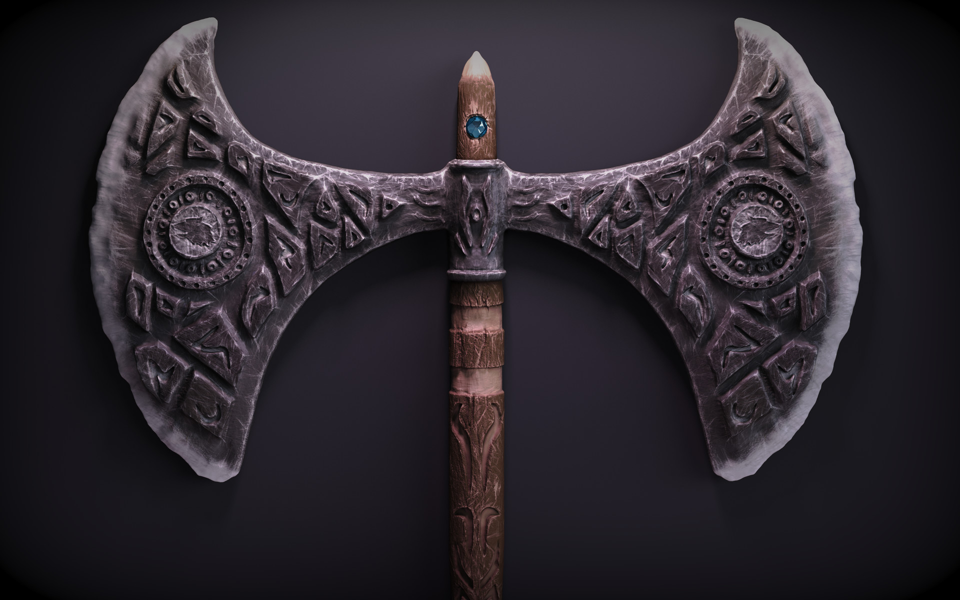 ArtStation - Stone Battle Axe