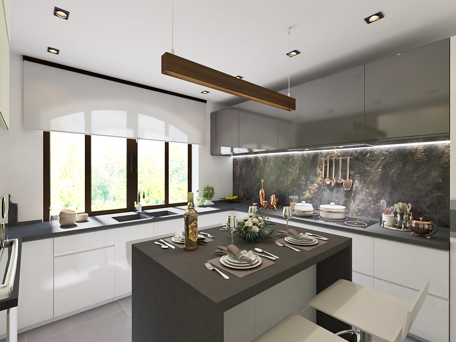 ArtStation - MODERN KITCHEN VISUALIZATION