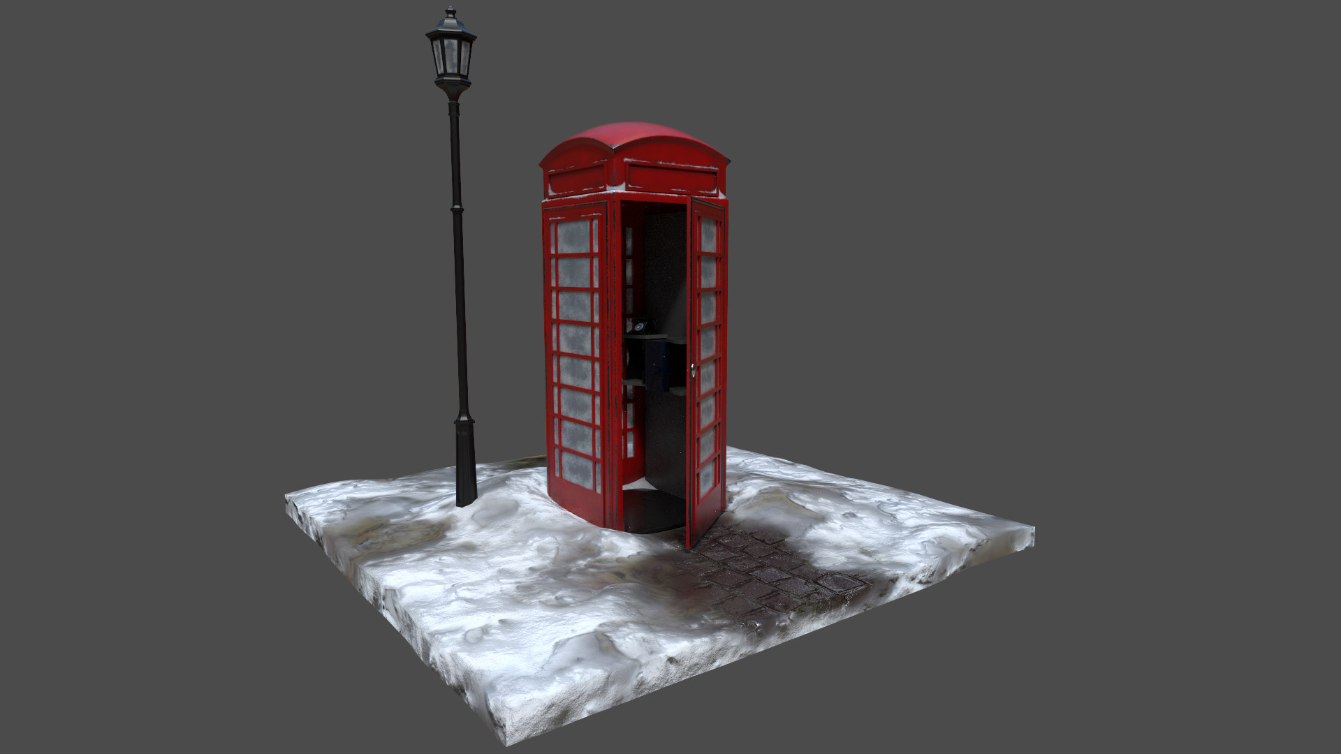 ArtStation - Red Telephone Box