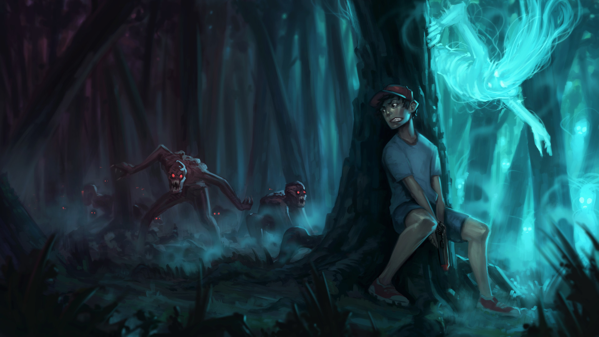 ArtStation - Ghouls and Ghosts