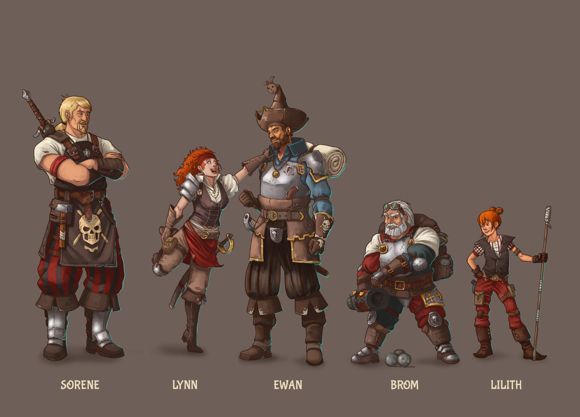 ArtStation - Sky Pirates Lineup