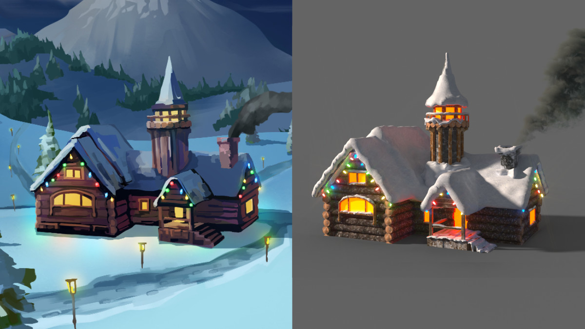 ArtStation - Winter New Year Models