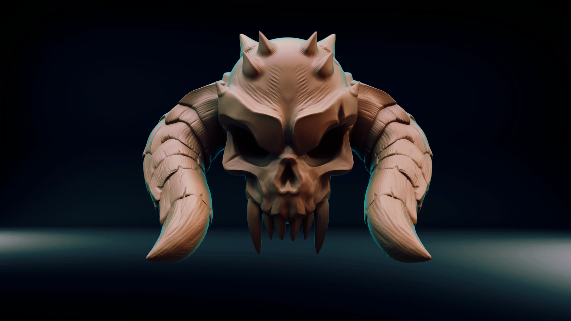 ArtStation - Demon Skull