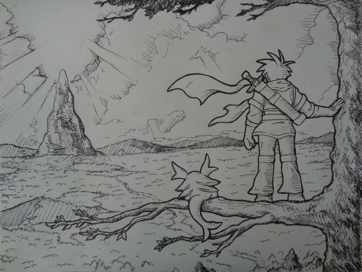 Ian Nielsen - Arwork Based on Inktober 2018 Prompts