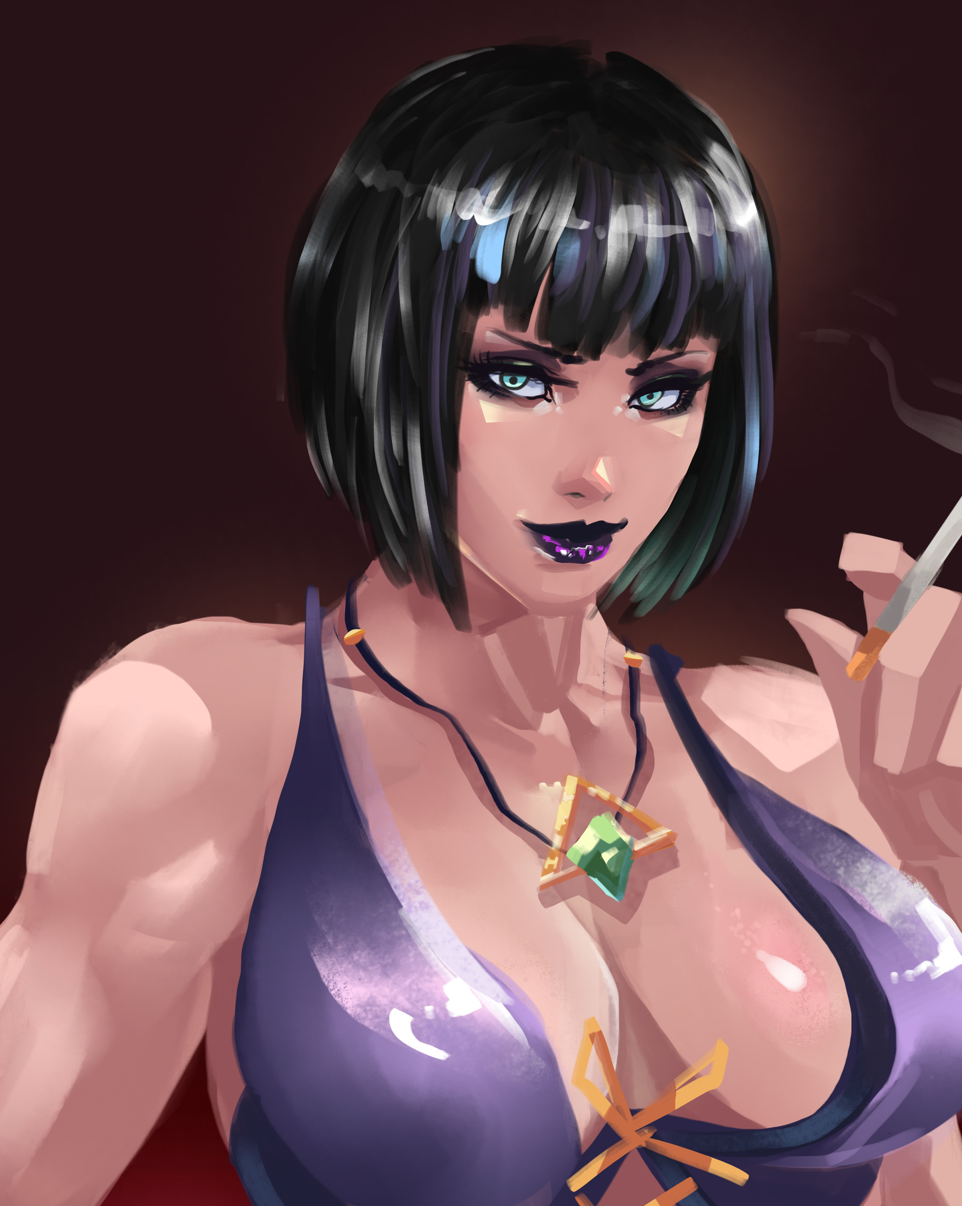 ArtStation - New Gungnir Hairstyle