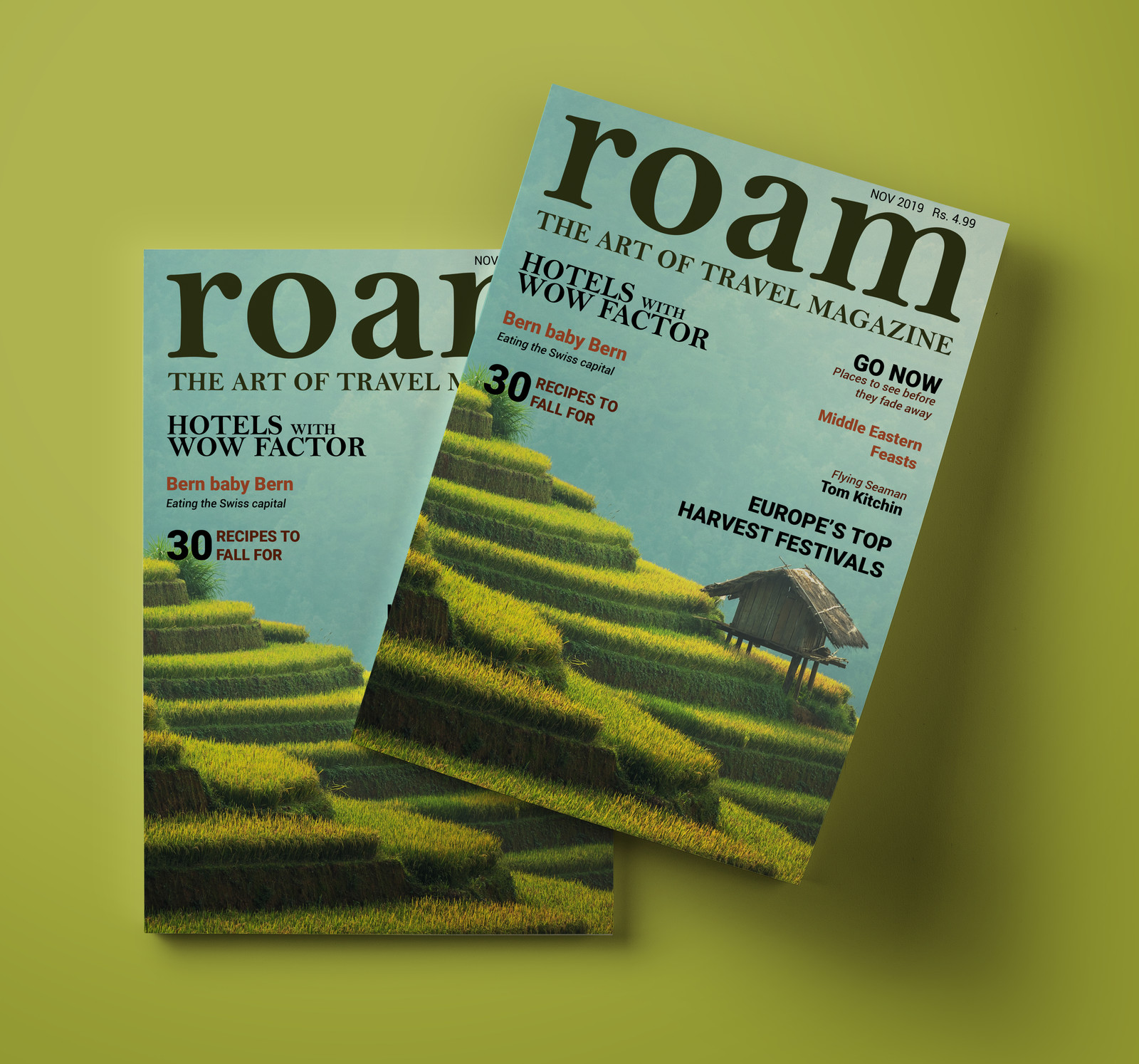 PUNYA.R NAIR - ROAM TRAVEL MAGAZINE COVER PAGE