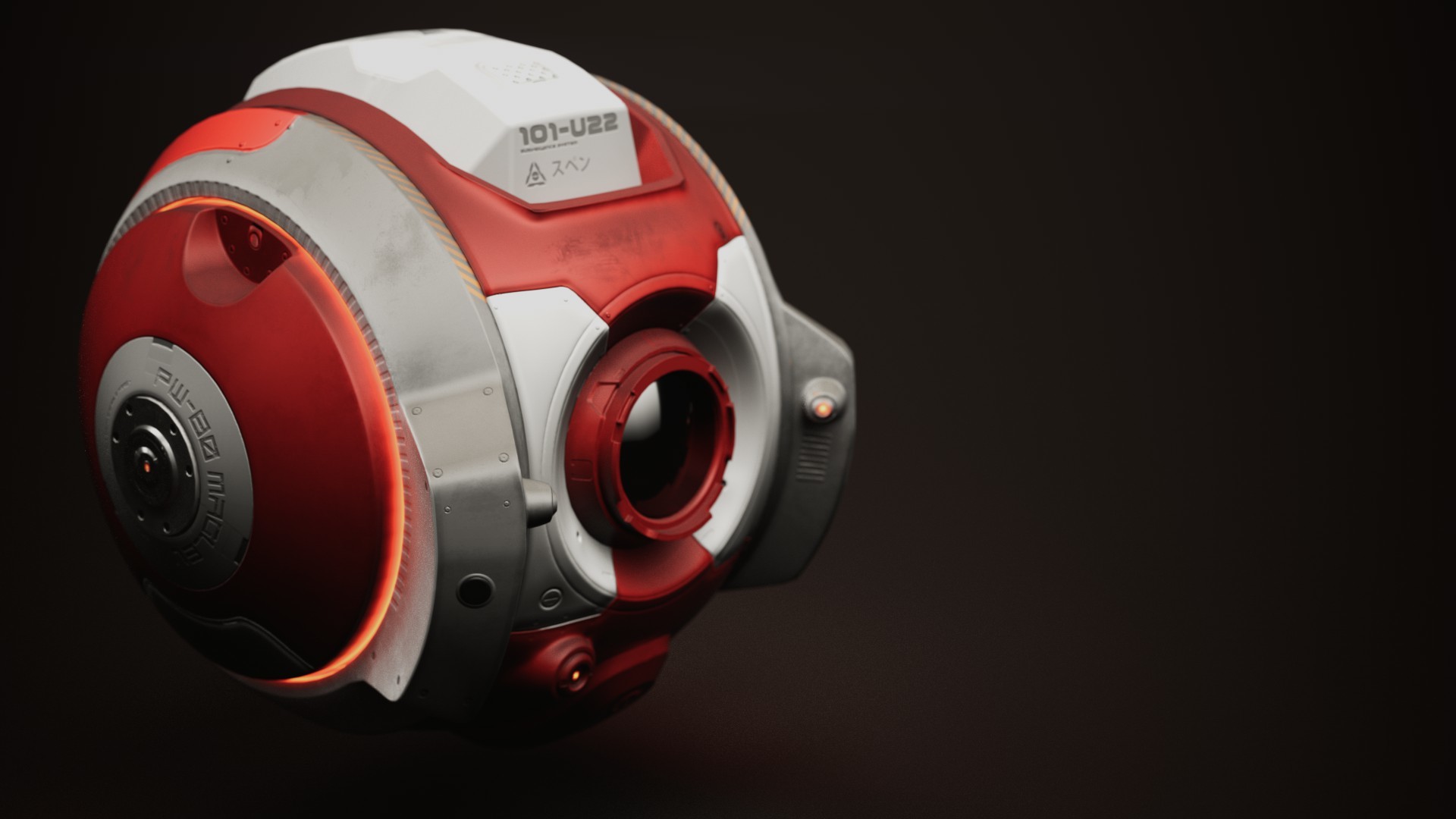 DSPAZIO - Service Drone - Unreal Engine (Game Ready)