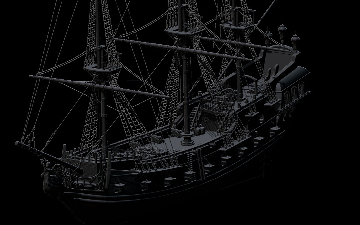 ArtStation - Black Pearl Ship
